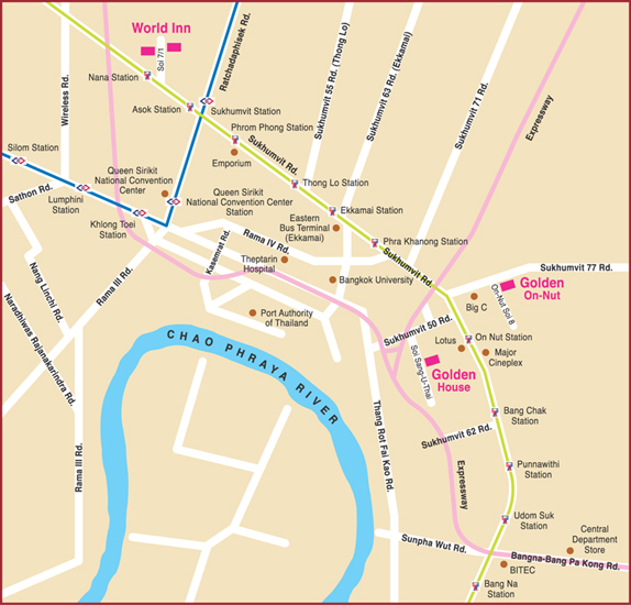 Apartment near BTS Skytrain (On-nut Station)